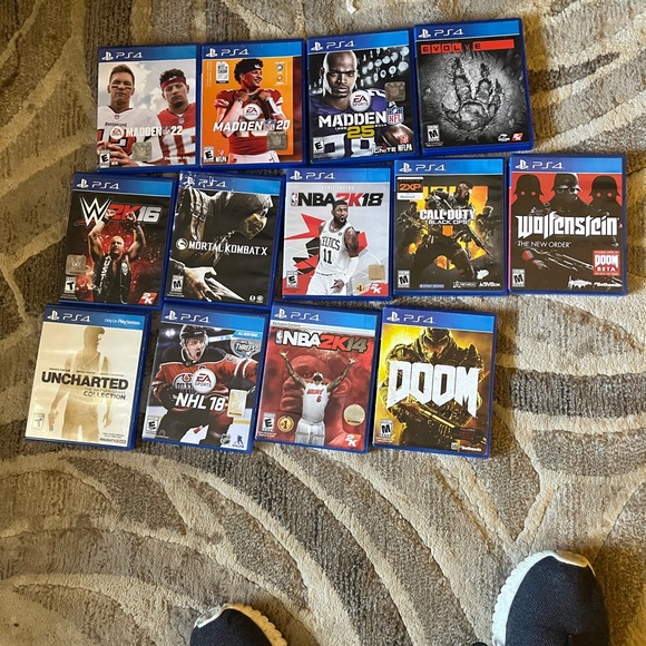Sony | Games | Sony Blue Ps4 Game Collection | Poshmark